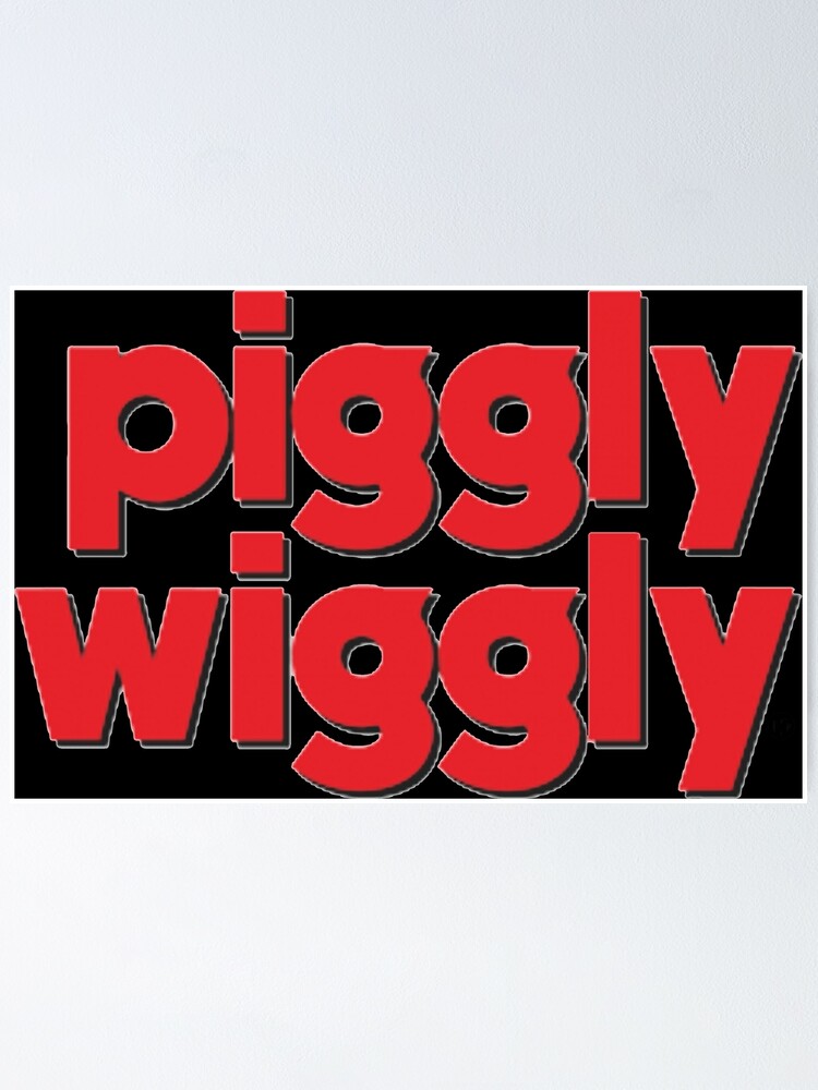 "Vintage Piggly Wiggly Logo" Poster for Sale by 1991vintage | Redbubble