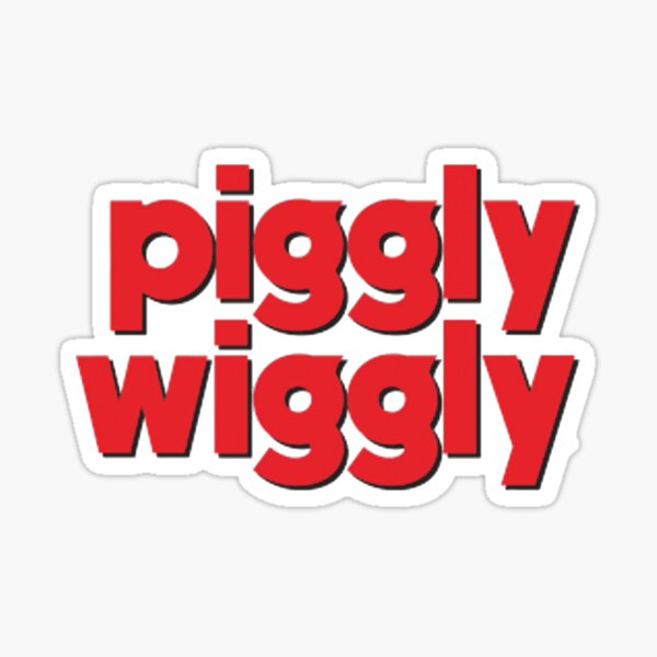 "Vintage Piggly Wiggly Logo" Sticker for Sale by 1991vintage | Redbubble