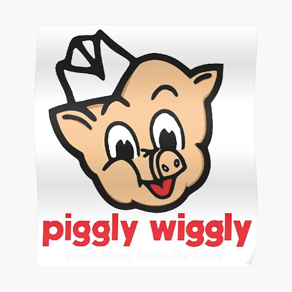"Vintage Piggly Wiggly Logo" Poster for Sale by 1991vintage | Redbubble