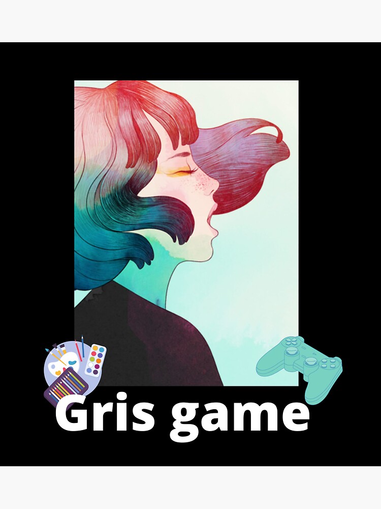 "gray game art" Sticker for Sale by ArteJuanca | Redbubble