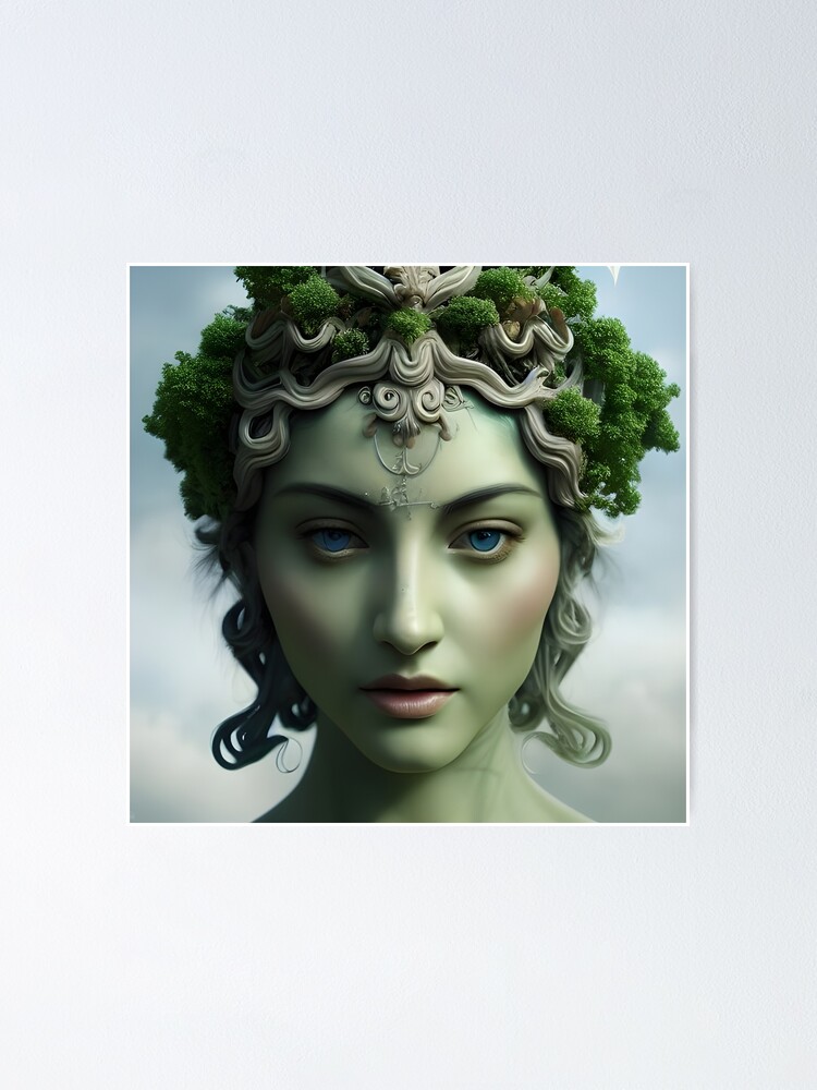 "Gaia - Portrait of a Goddess" Poster for Sale by museumgirl24 | Redbubble
