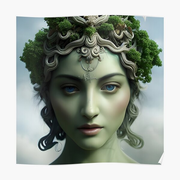 "Gaia - Portrait of a Goddess" Poster for Sale by museumgirl24 | Redbubble