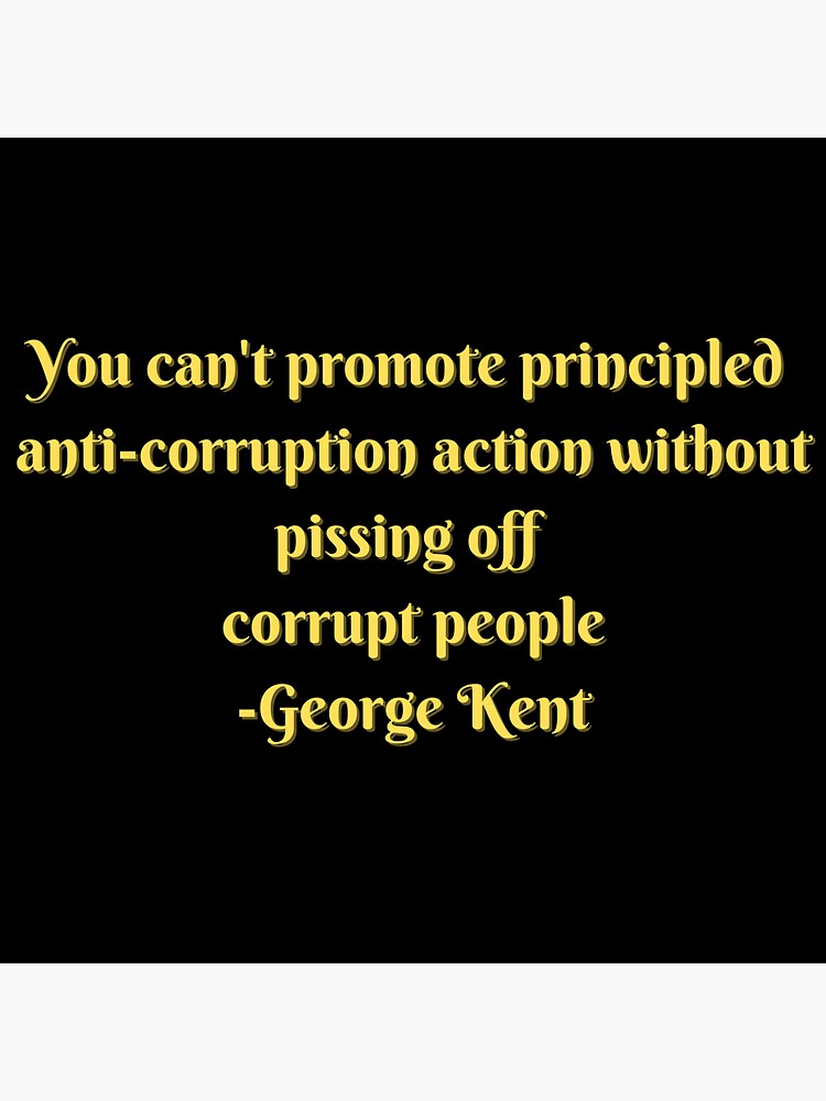 "George Kent Black" Sticker for Sale by MyMindLoves- | Redbubble