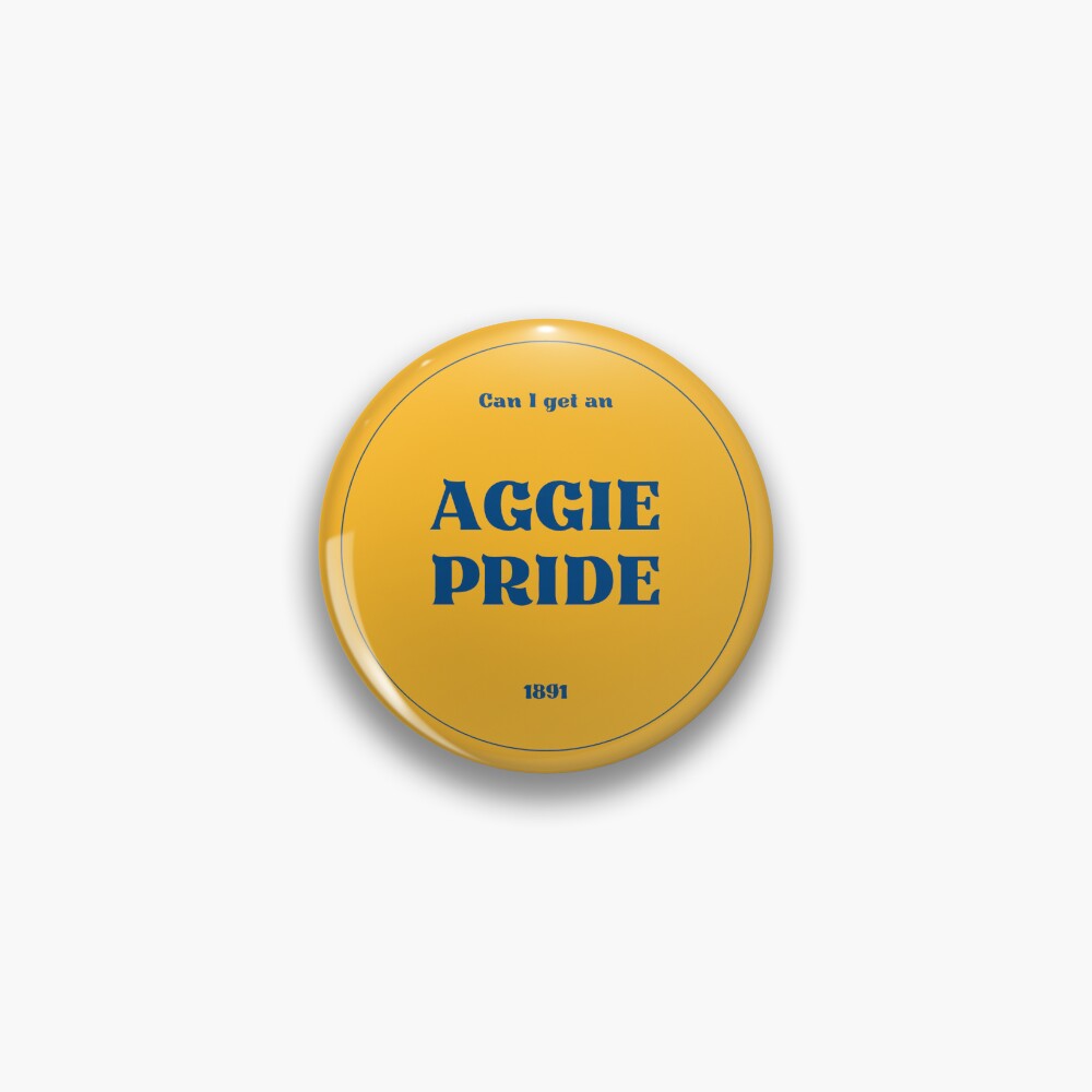 "Can I Get An... Aggie Pride! - Yellow" Sticker for Sale by ...
