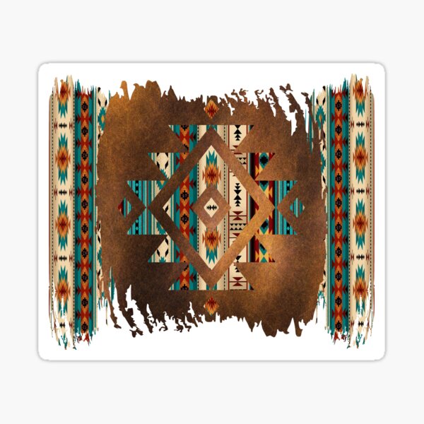 "Tribal Pattern - Aztec Design" Sticker for Sale by handsoftime2020 ...