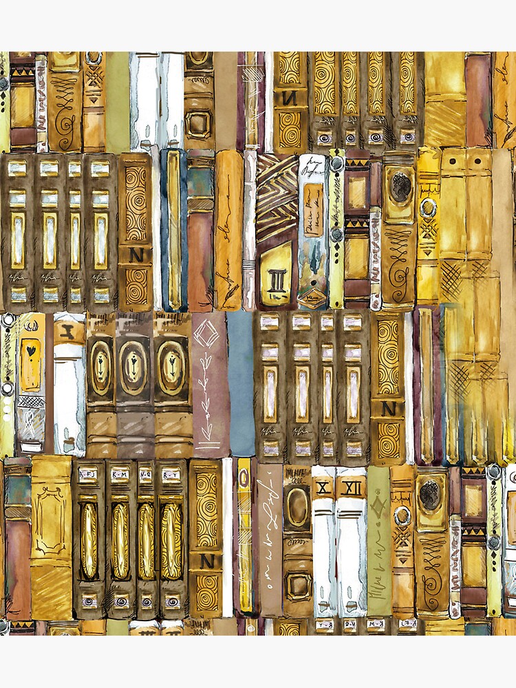 "Old Book Reading Book Classic Library Yellow" Sticker for Sale by ...