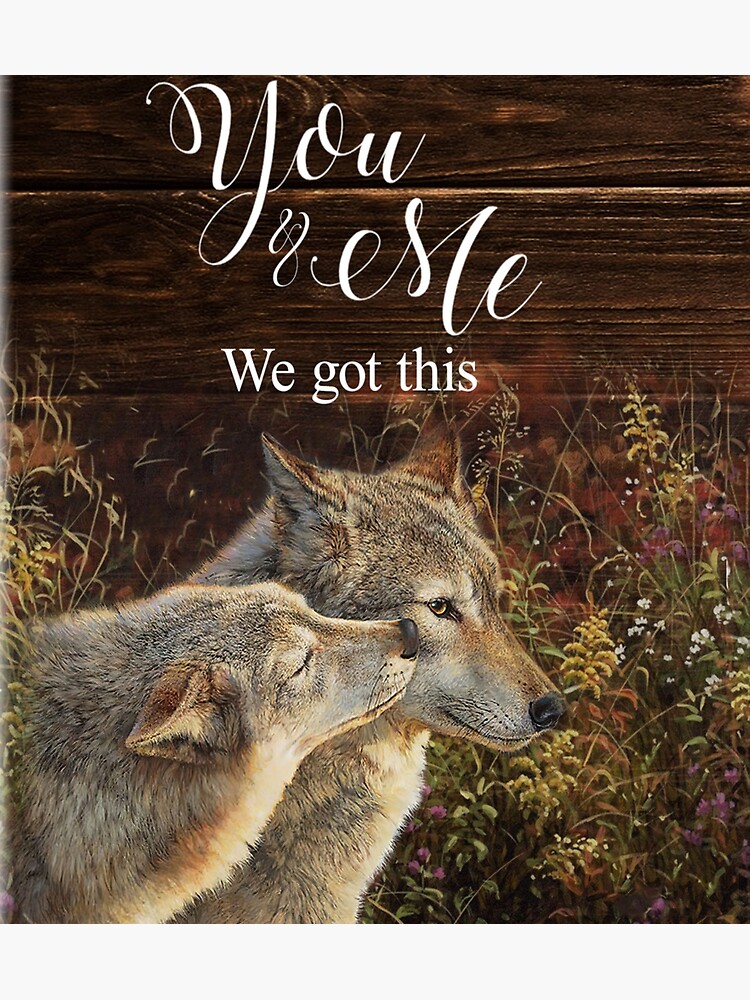 "Dear Wolf Husband vintage" Sticker for Sale by AlwineSeidel | Redbubble