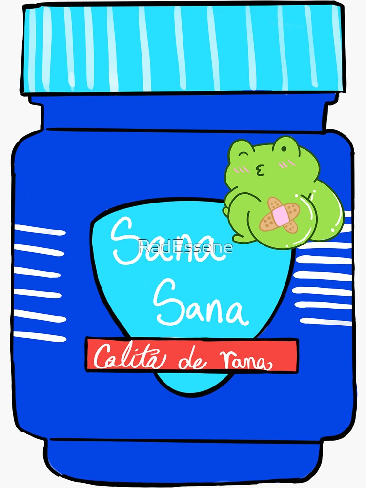 "Sana Sana " Sticker for Sale by RadEssene | Redbubble