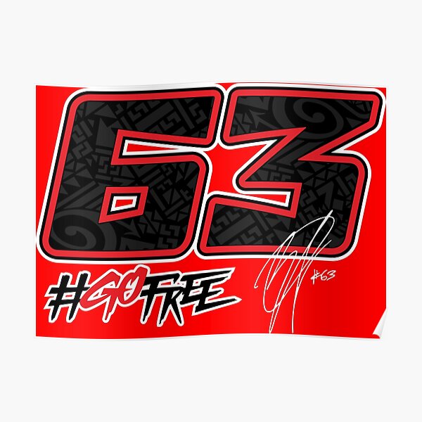 "PECCO BAGNAIA" Poster for Sale by sleketebi | Redbubble