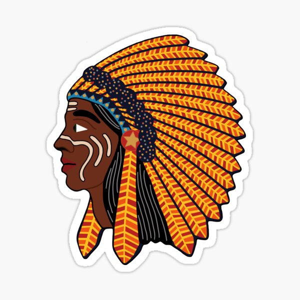 "Native American" Sticker for Sale by PIXEL1SM | Redbubble