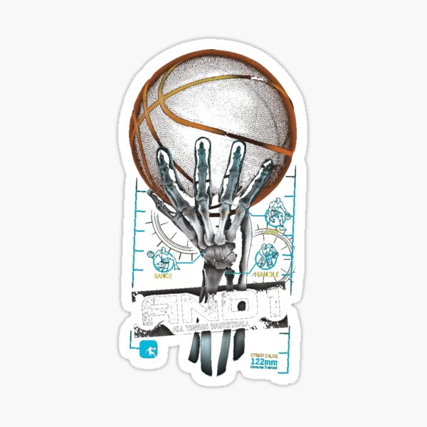 "AND1" Sticker for Sale by DeannaBashirian | Redbubble