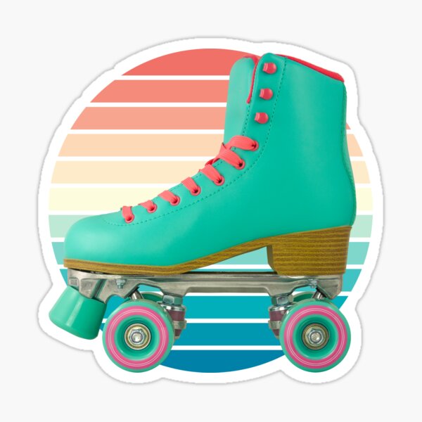 "Retro Rollerblade" Sticker for Sale by Benb2567 | Redbubble
