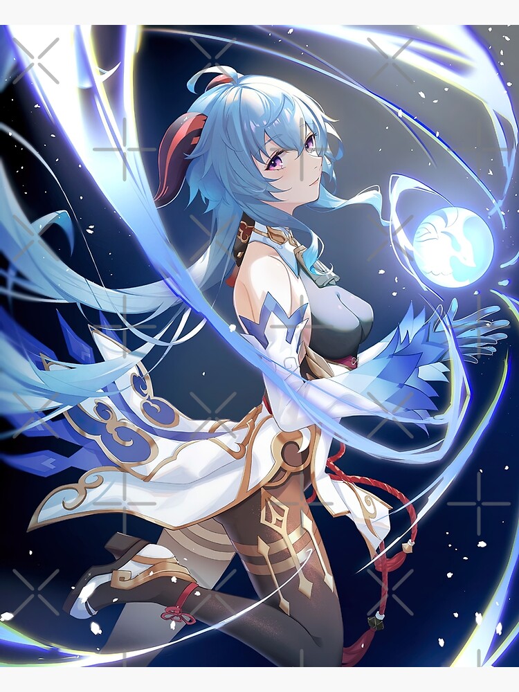 Cute Ganyu Genshin Impact Premium Matte Vertical Poster sold by ...