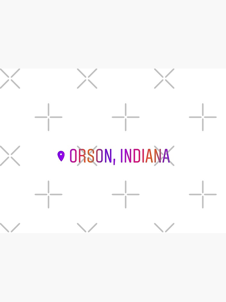 Póster «Ubicación de la historia de Insta en Orson, Indiana» de ...