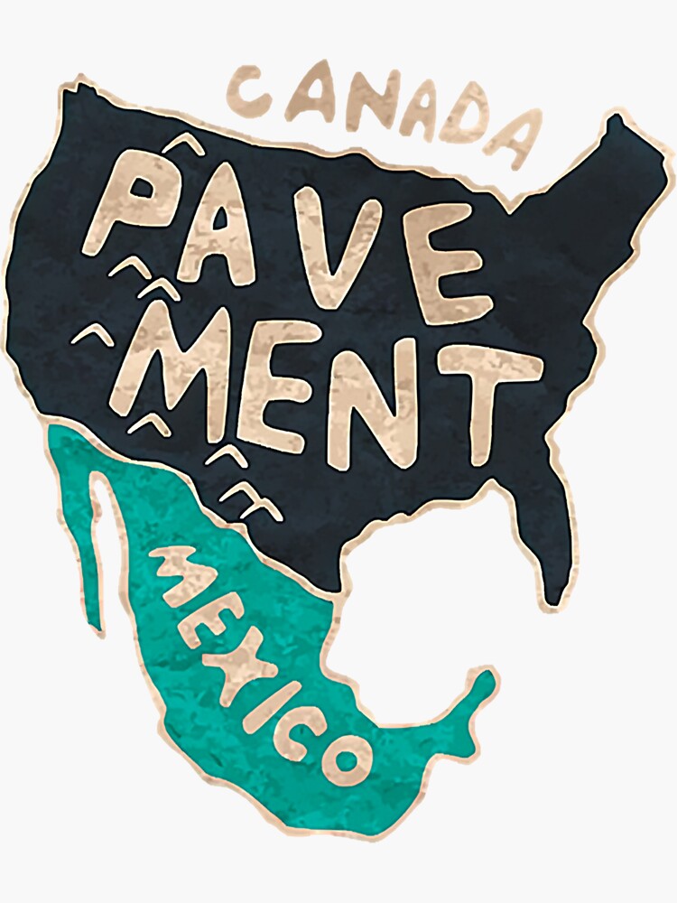 "Pavement Area" Sticker for Sale by JamesPochg | Redbubble