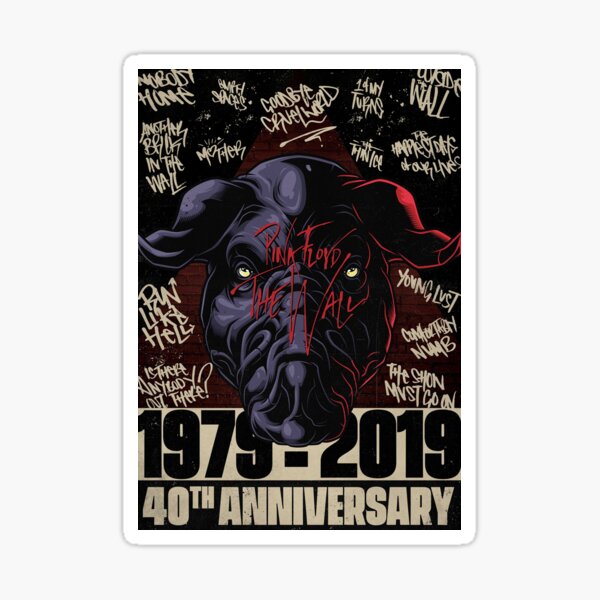 "40th Aniversary " Sticker for Sale by cornelieagatha | Redbubble