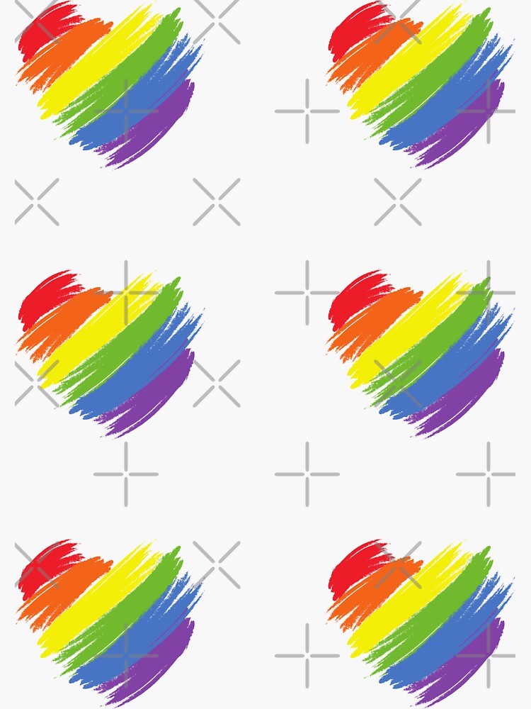 "Rainbow Pride Stickers" Sticker for Sale by KawaiiDreamland | Redbubble