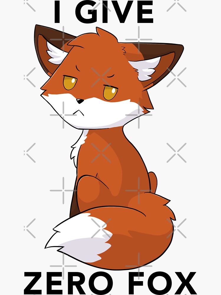 "Zero Fox - Red Version 2" Sticker for Sale by storm-fox-art | Redbubble