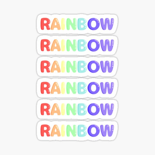 "Rainbow Pride Stickers" Sticker for Sale by KawaiiDreamland | Redbubble