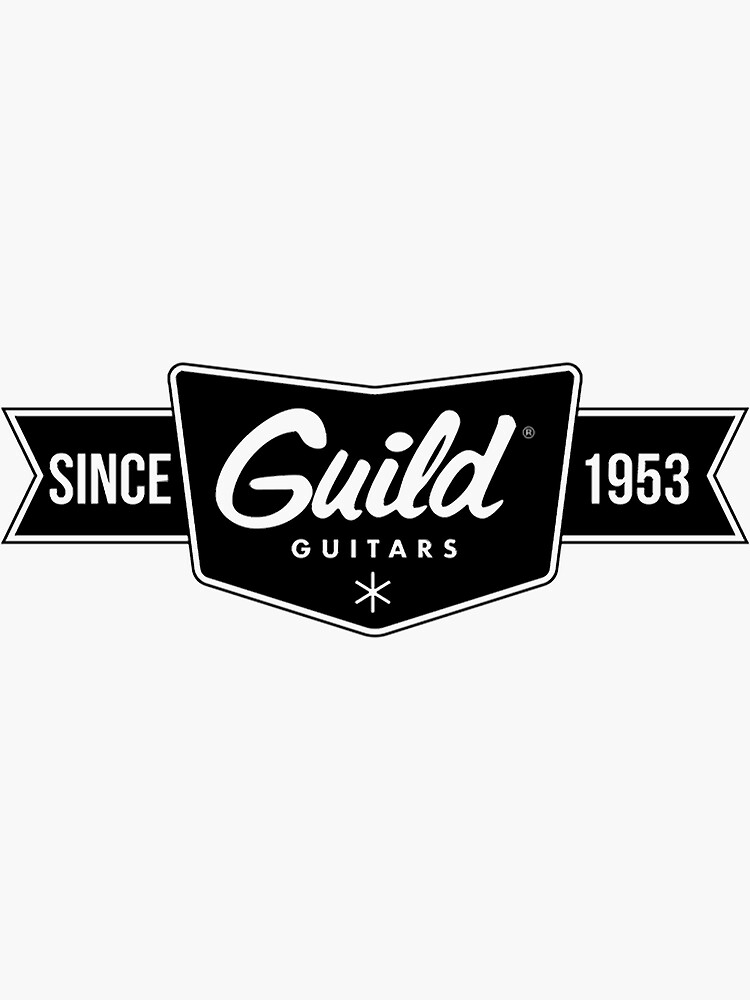 "Vintage-Guild-Guitars" Sticker for Sale by fonxcn | Redbubble
