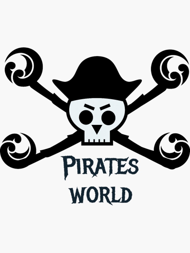 "Pirates World - lost world" Sticker for Sale by MikoOhenri | Redbubble