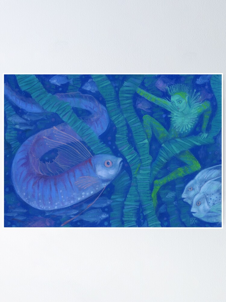 "Fish and Amphibian, Oarfish Ocean Fairytale Underwater Fantasy ...