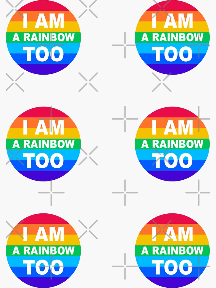 "Rainbow Pride Stickers" Sticker for Sale by KawaiiDreamland | Redbubble