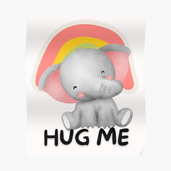 "Kawali Cute animals Be Happy Cartoon" Poster for Sale by PerfectBlend ...