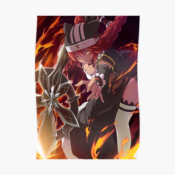 Lupusregina Beta Overlord Anime Waifu Poster For Sale By Tamikabee Redbubble