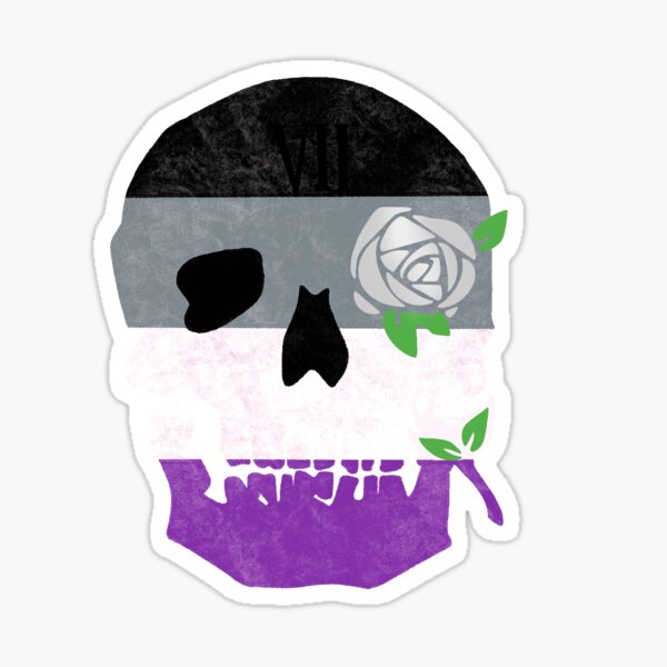 "Seventh House (Ace Flag) " Sticker for Sale by CassTebeau | Redbubble