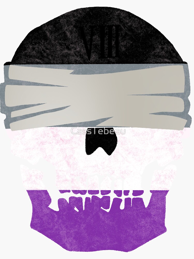 "Eighth House (Ace Flag) " Sticker for Sale by CassTebeau | Redbubble