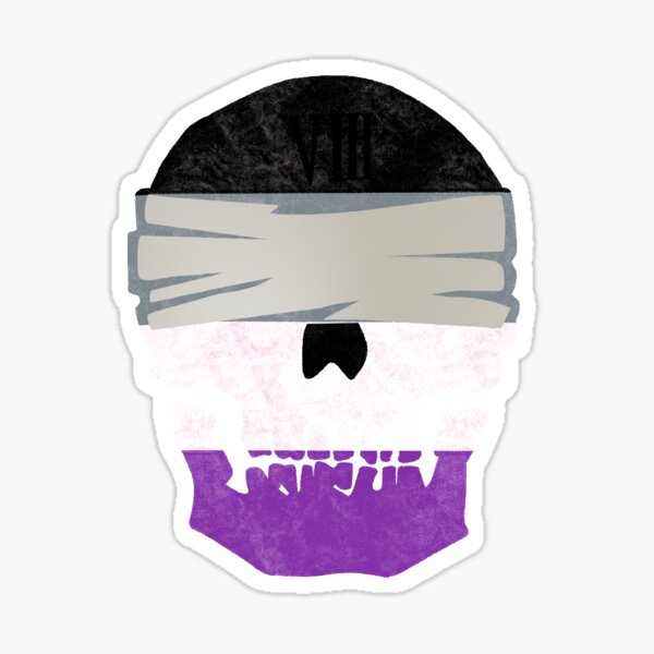 "Eighth House (Ace Flag) " Sticker for Sale by CassTebeau | Redbubble