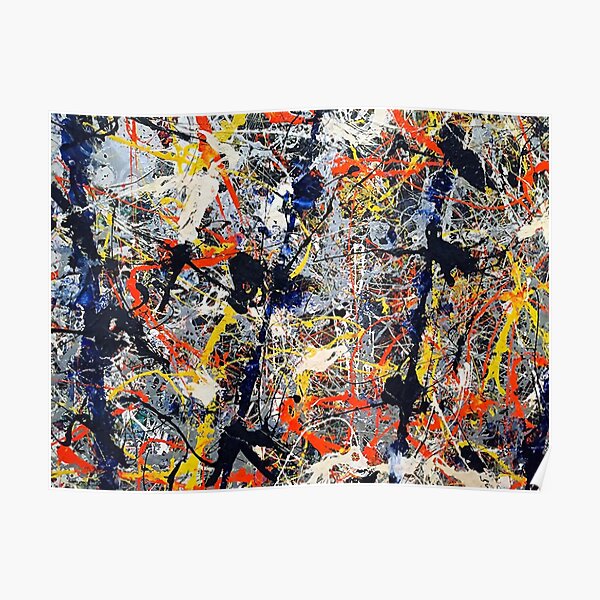 "Jackson Pollock Number 5" Poster for Sale by tomasparishh | Redbubble
