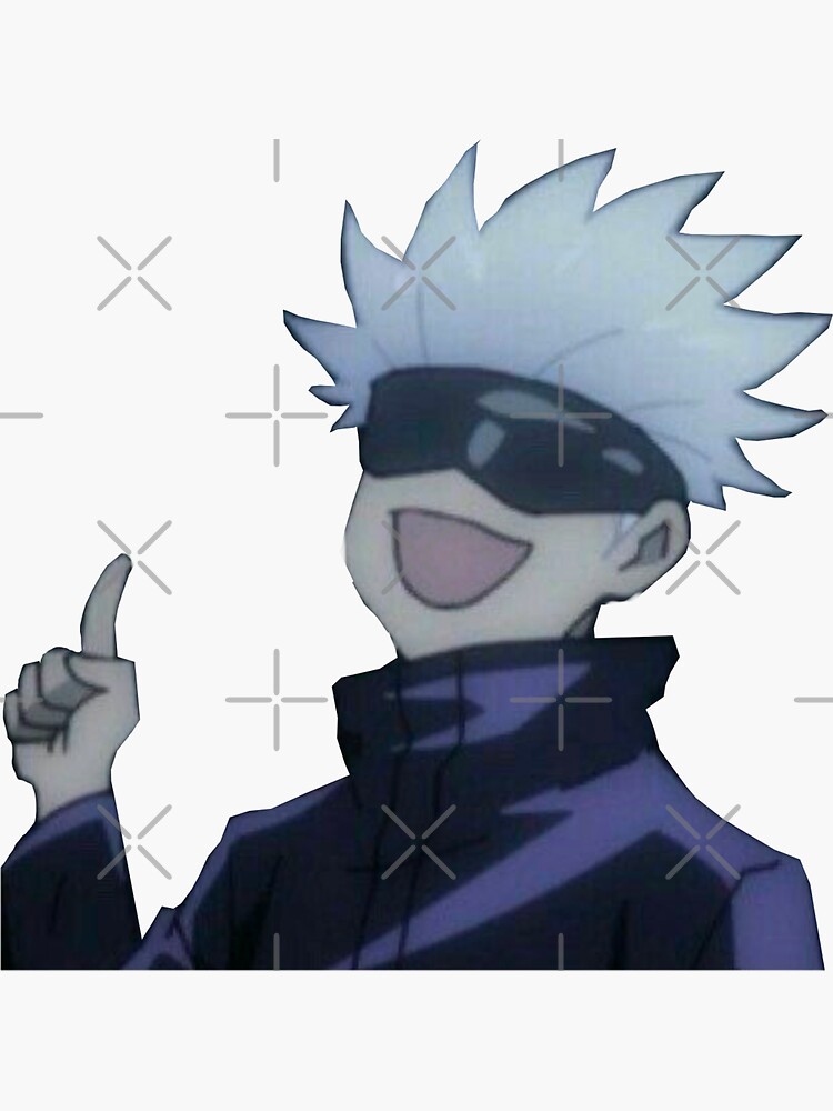 "Gojo satoru cursed" Sticker for Sale by 28styles | Redbubble