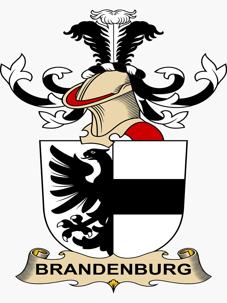 "Brandenburg" Sticker for Sale by HaroldHeraldry | Redbubble