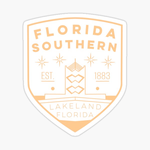 "Florida Southern Inspired Logo - Orange" Sticker for Sale by Maddie ...