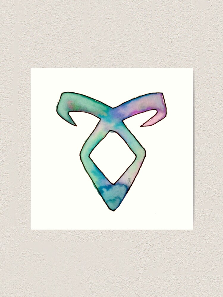 "Fandom: The Mortal Instruments / Shadowhunters Angelic Watercolor Rune ...