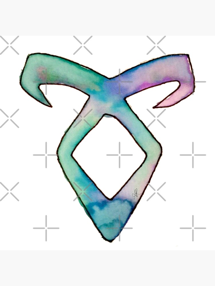 "Fandom: The Mortal Instruments / Shadowhunters Angelic Watercolor Rune ...