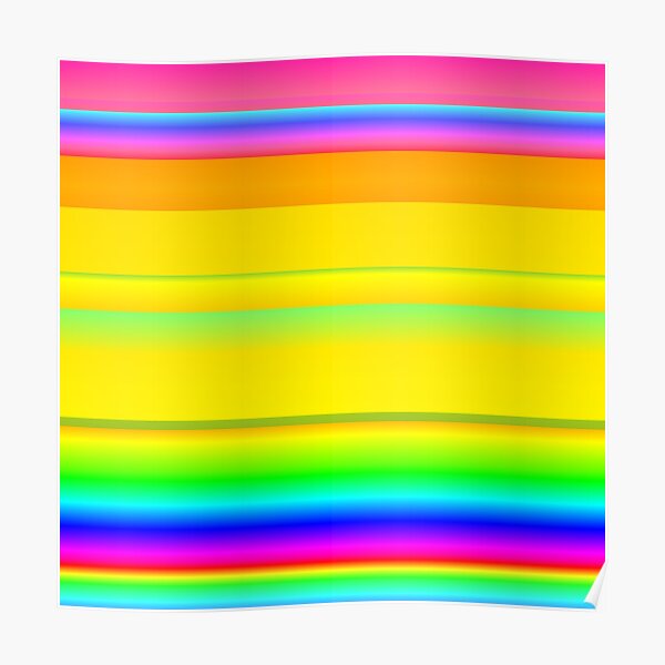 "Bright vibrant color palette | vivid color palette" Poster for Sale by ...