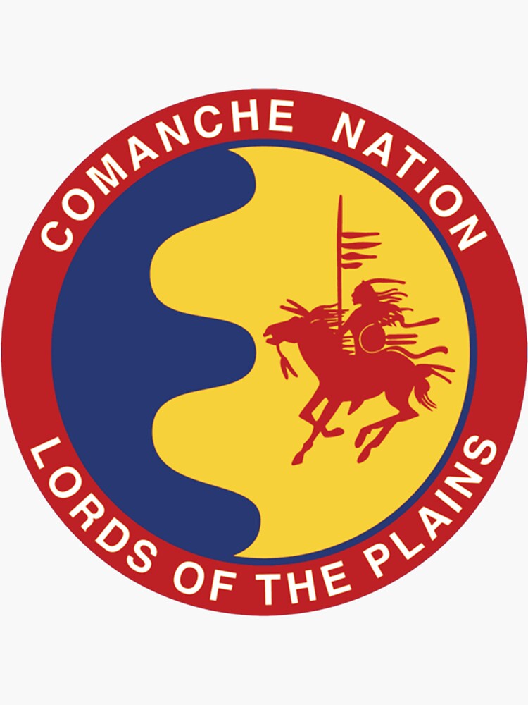 "Comanche Nation Seal Lords Of The Plains" Sticker for Sale by ...