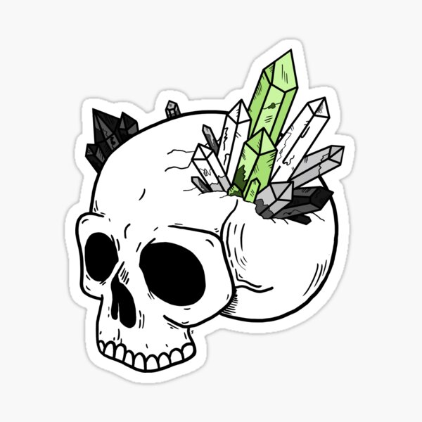 "Error - Gender Not Found Skull" Sticker for Sale by NautilusDrake ...