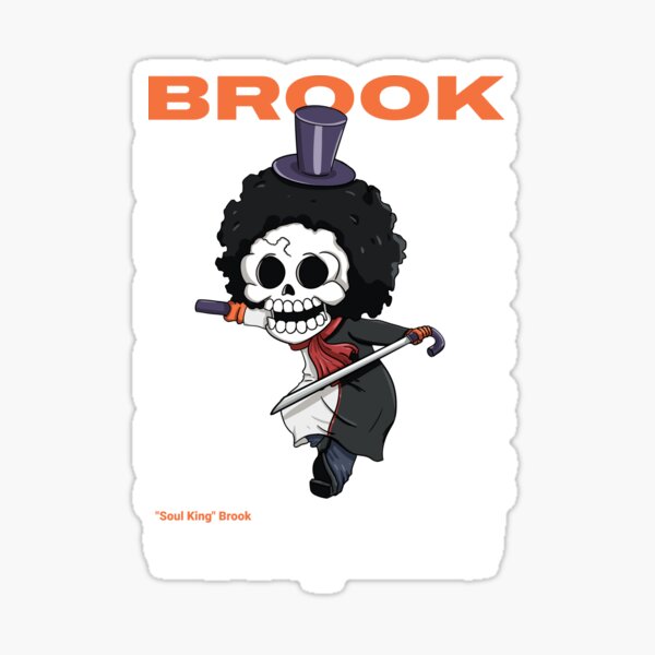"Brook - One Piece Chibi ver" Sticker for Sale by TAKAHIRO-SHOPPU ...