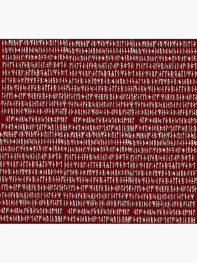 "Codex Runicus rune book AM 28 8vo" Poster for Sale by Odinist | Redbubble