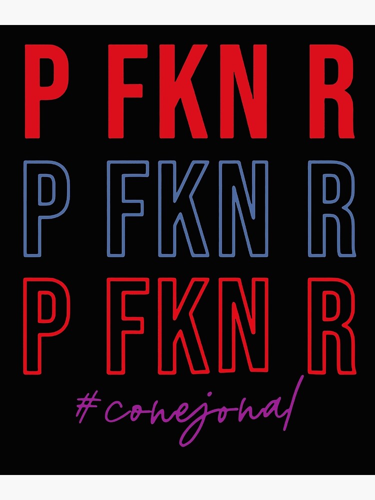 "P FKN R Bad Bunny " Poster for Sale by iianaumpre | Redbubble