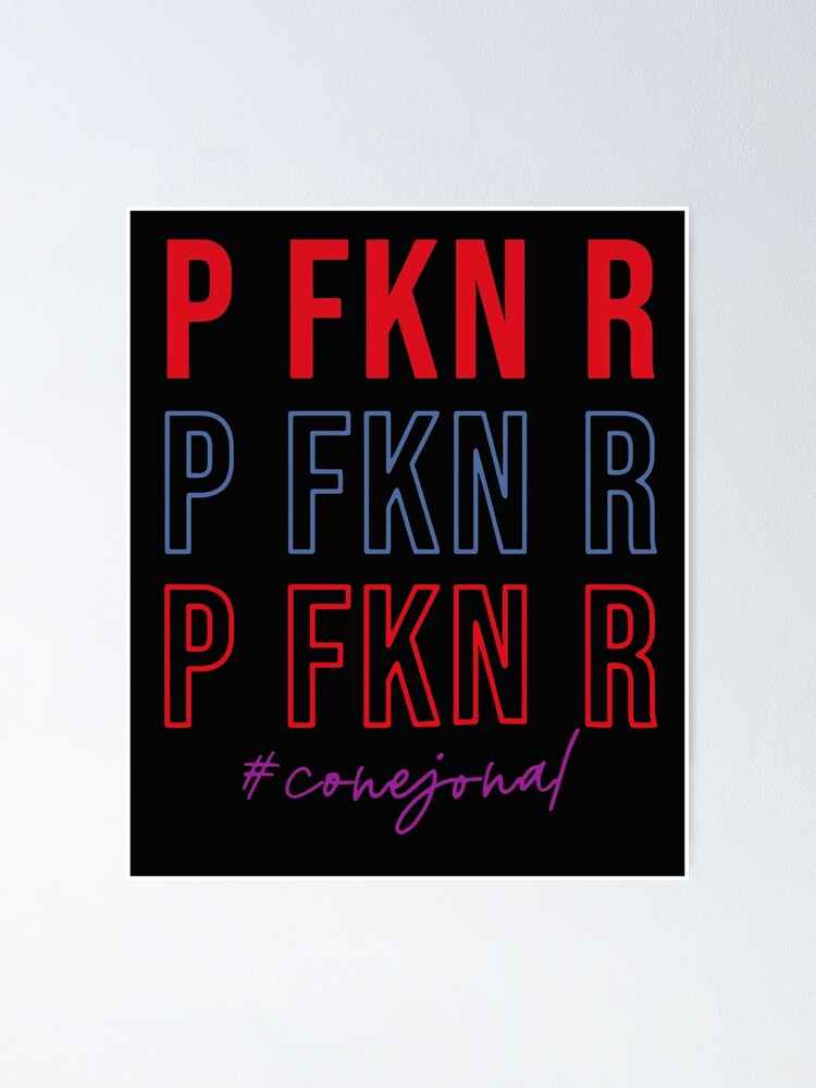 "P FKN R Bad Bunny " Poster for Sale by iianaumpre | Redbubble