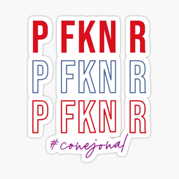 "P FKN R Bad Bunny " Sticker for Sale by iianaumpre | Redbubble