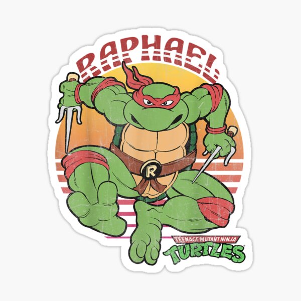 " turtles raphael sun" Sticker for Sale by ChristelHaas | Redbubble