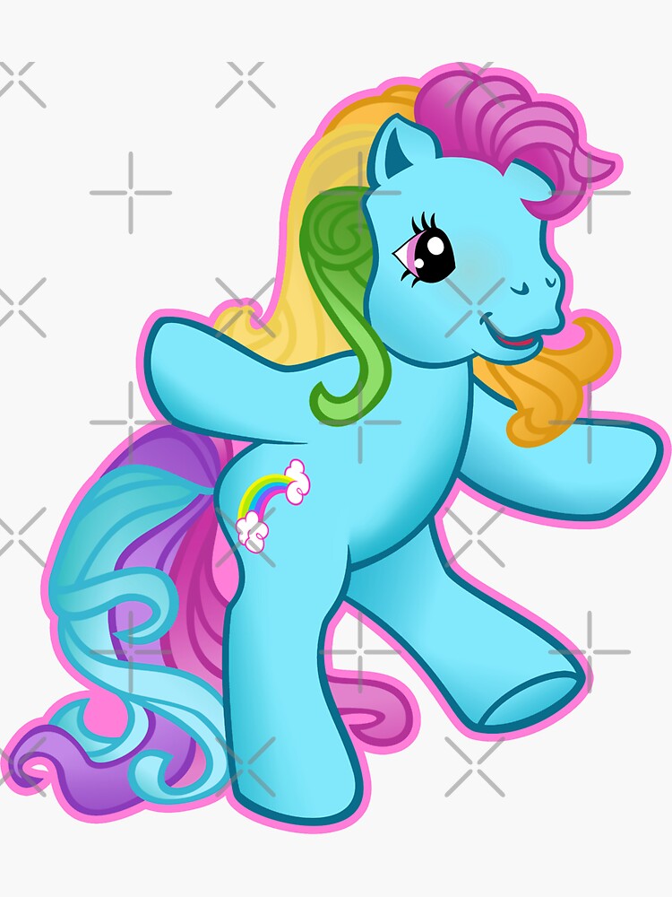 "G3 RAINBOW DASH (PINK)" Sticker for Sale by Nickphillips | Redbubble