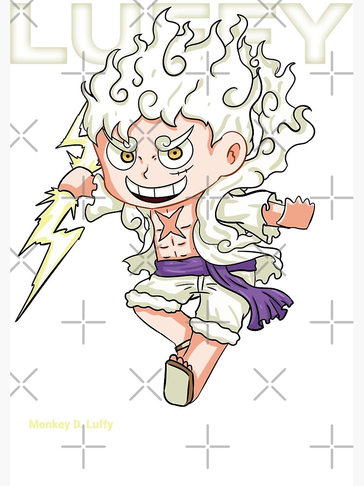Póster «Luffy (Nika) - Versión de One Piece Chibi» de TAKAHIRO-SHOPPU ...