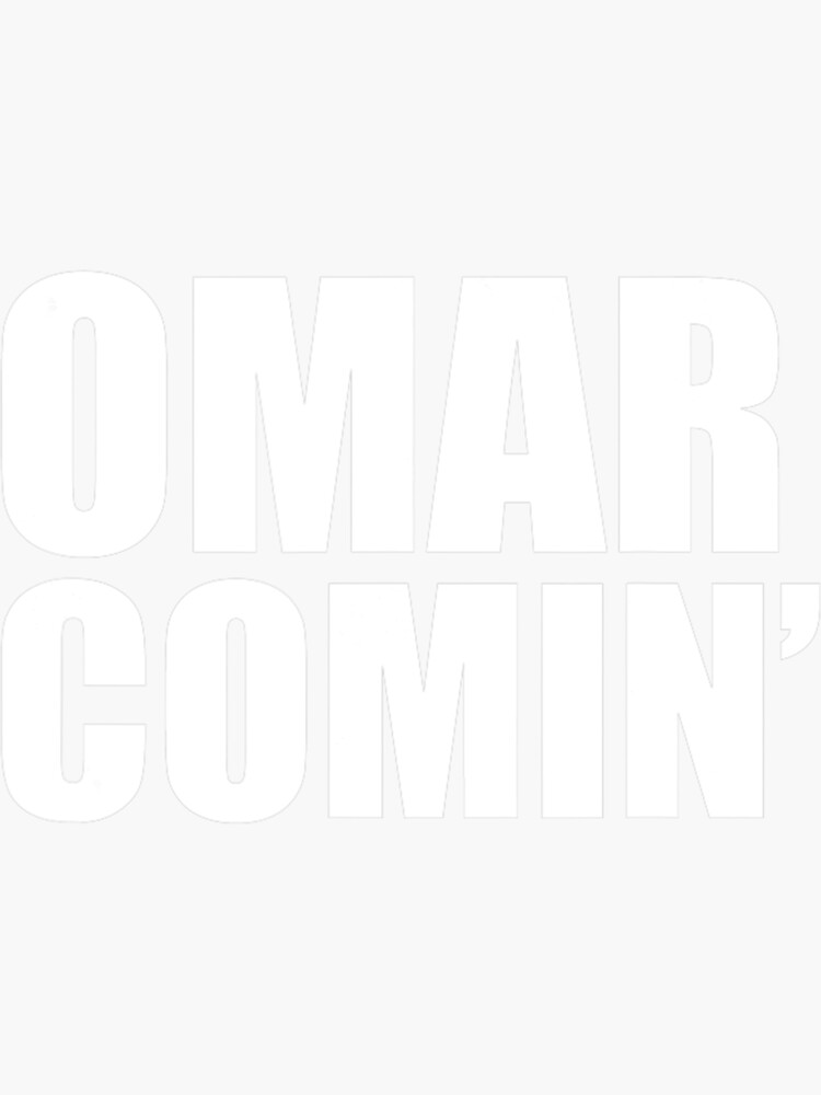 "Omar Comin" Sticker for Sale by lumpyreluctance | Redbubble